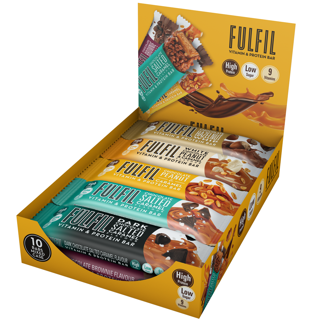 FULFIL Full Range Protein Bar Selection Box – FULFIL Benelux